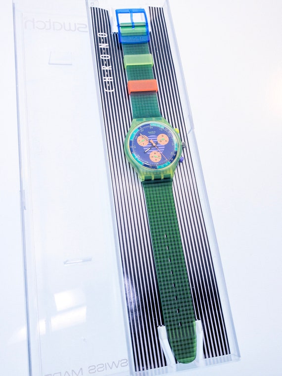 Swatch NEO WAVE Chrono Scj100 Bestzustand Unworn Nuovo Qualité - Etsy