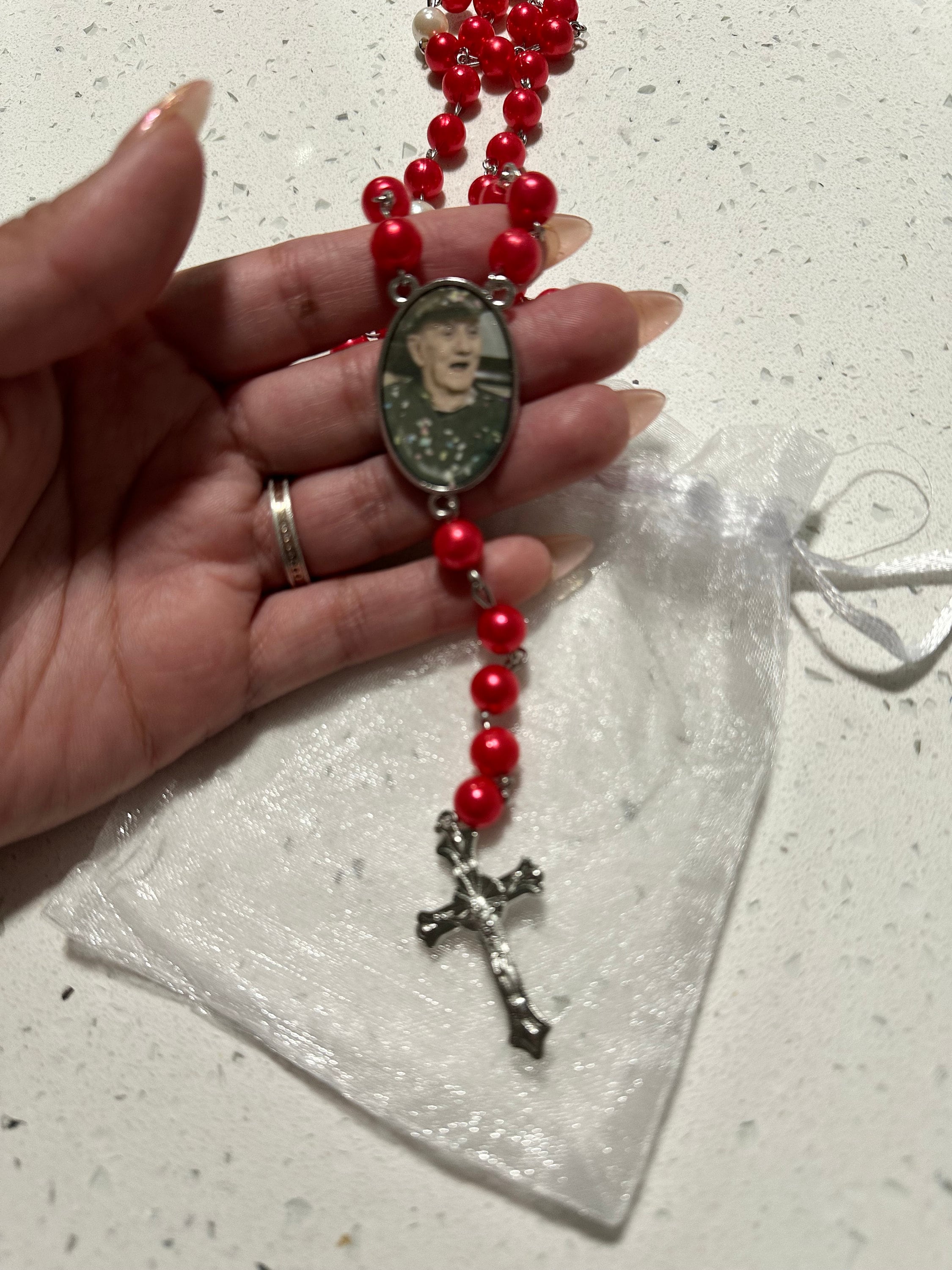 Custom Rosary, Personalized Photo Rosary - Etsy