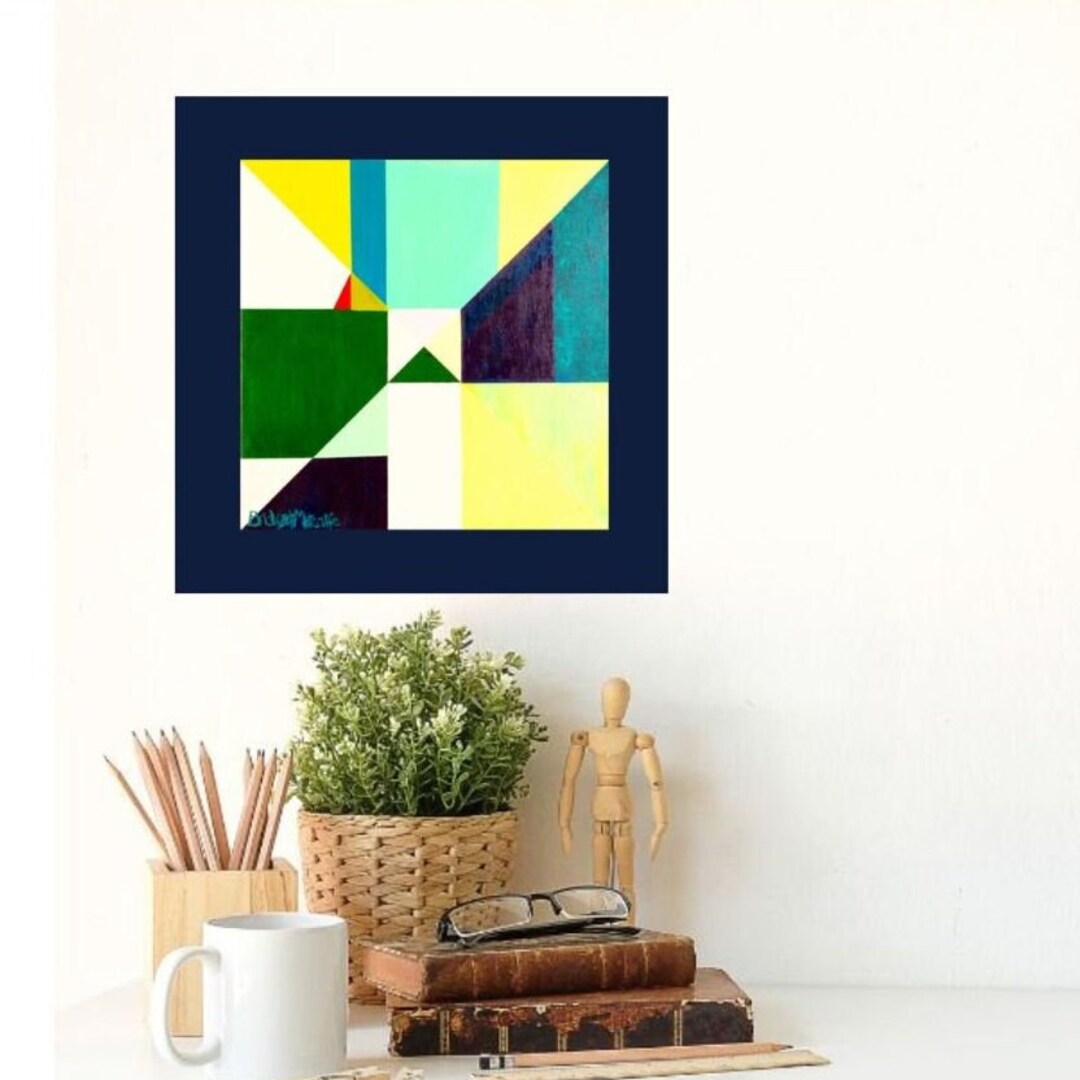 Minimalist Modern, City Life Art Image. Think Skyscrapers, Buildings ...
