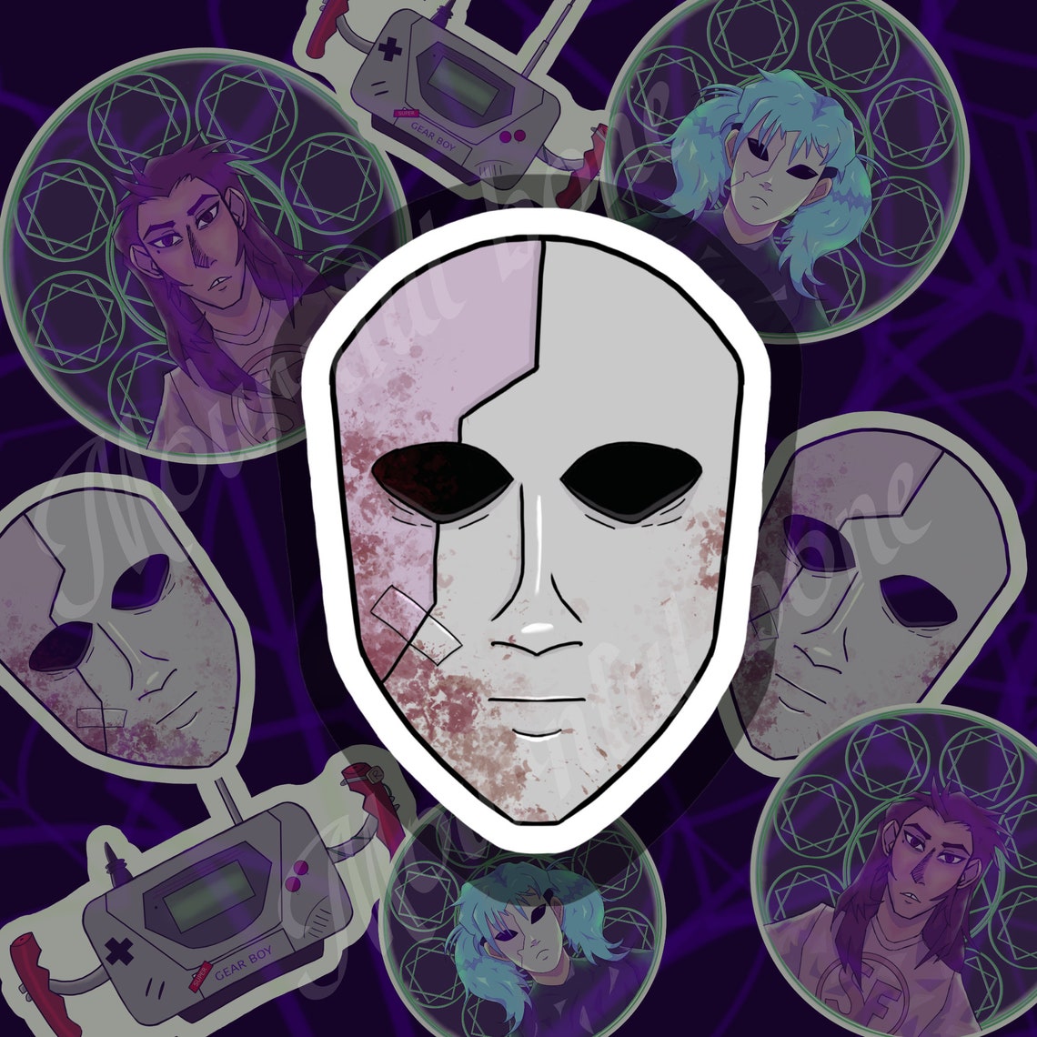 Sally Face Stickers - Etsy