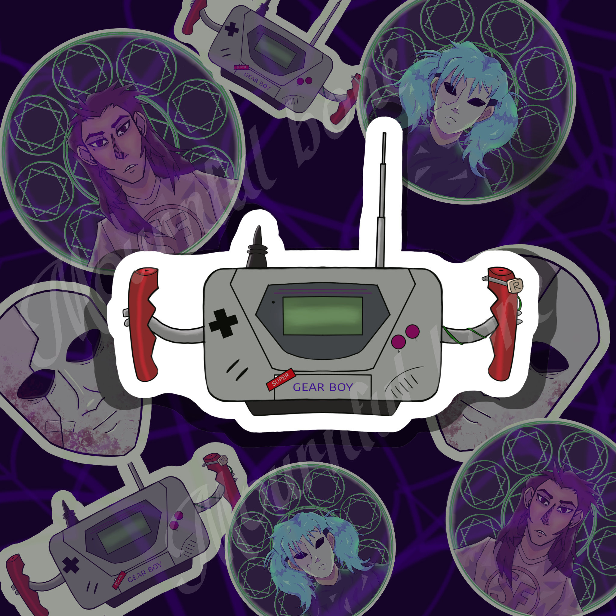 Sally Face Stickers - Etsy