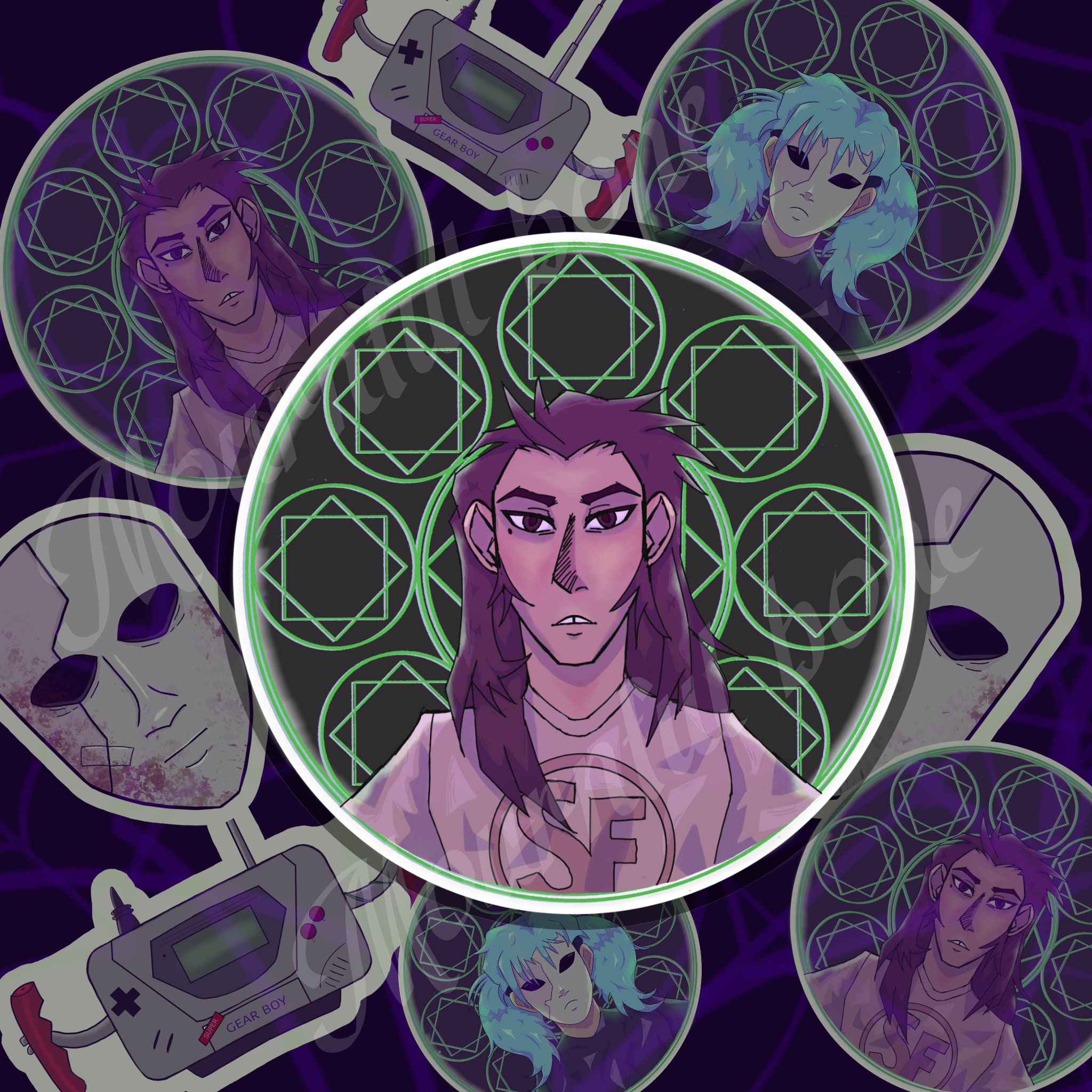 Sally Face Stickers - Etsy