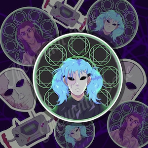 Sally Face Stickers - Etsy