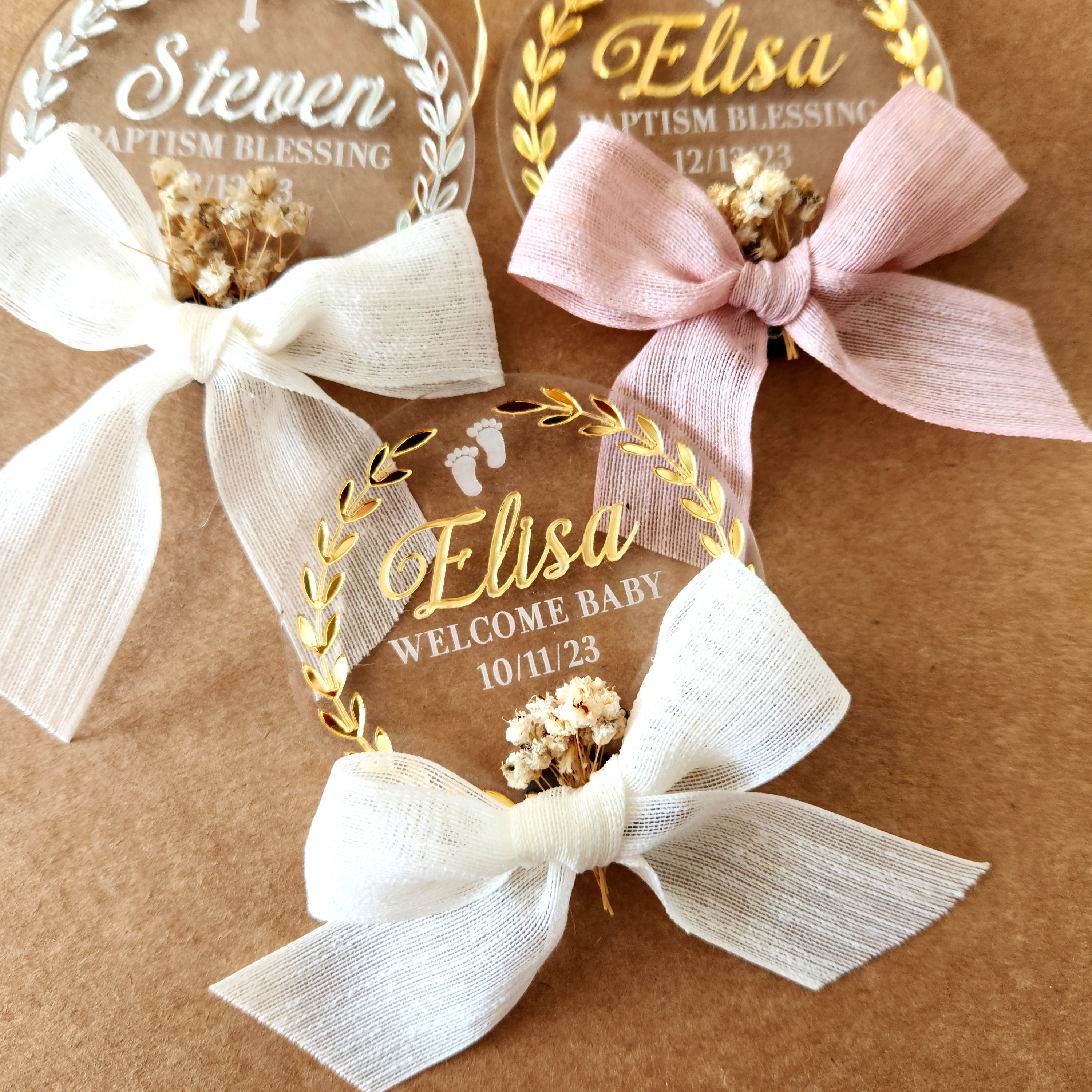 Personalized Baptism and Christening Favors | Handmade Blessing Magnets ...