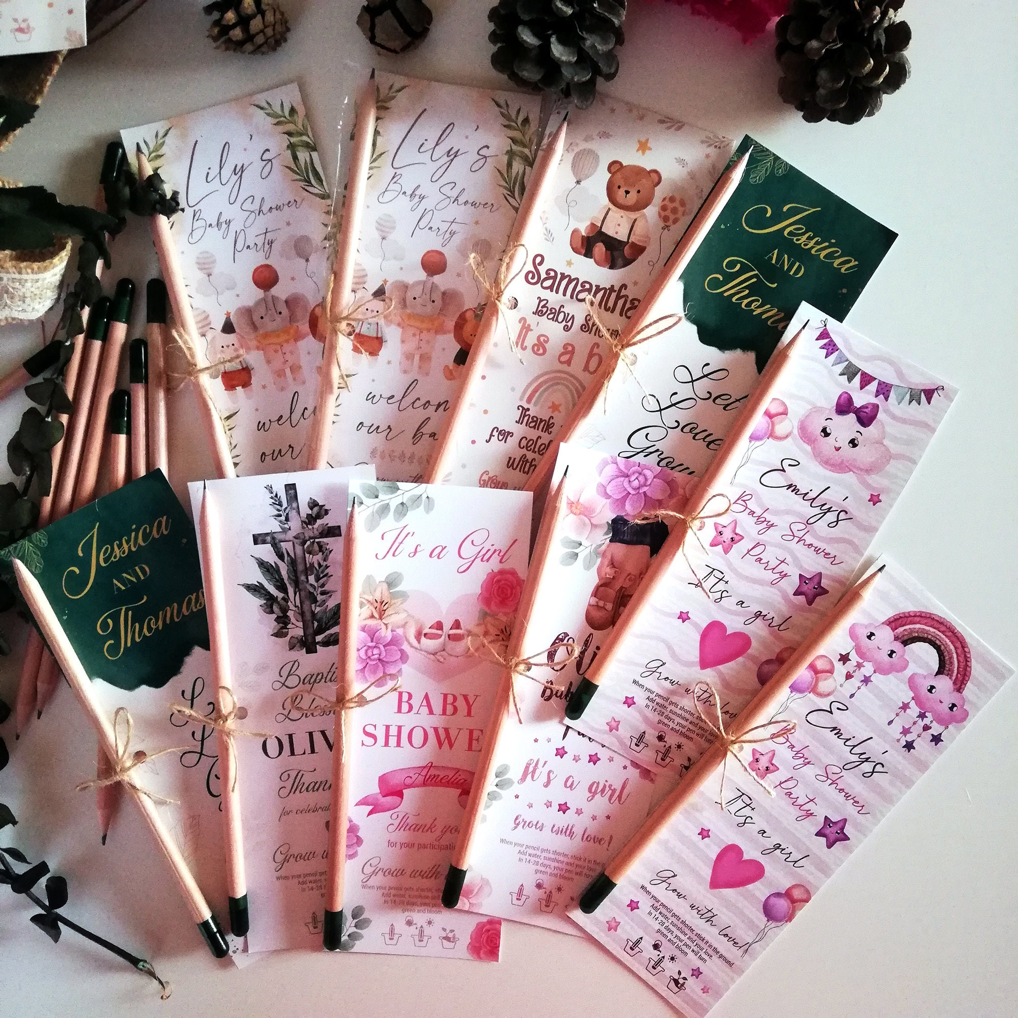 Personalized Plantable Pencil Favor for Kids | Birthday Party Gifting ...