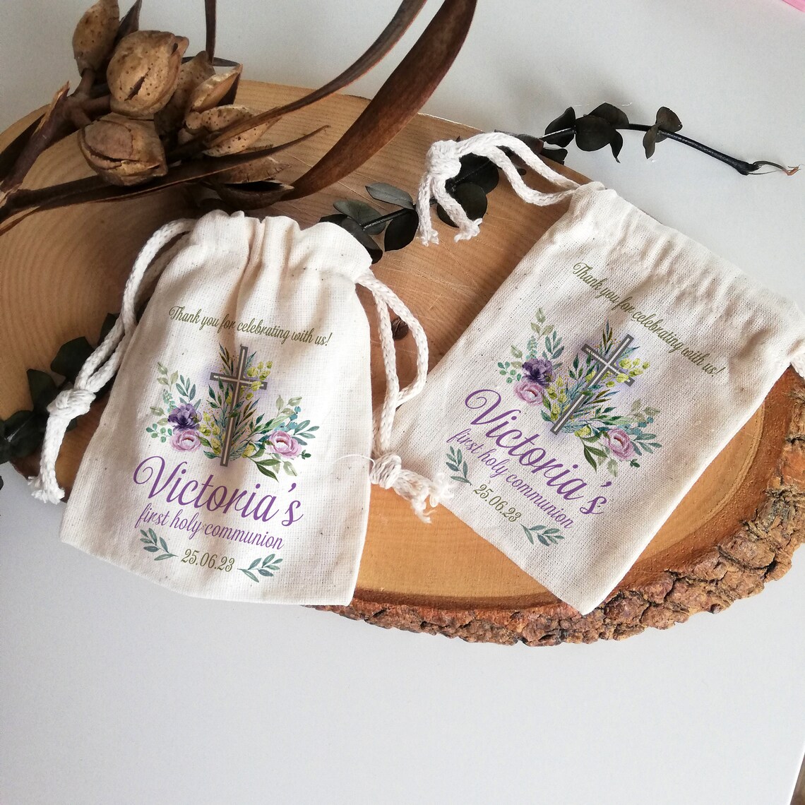 Personalized Eco Friendly Drawstring Pouch Bag | Natural Cotton Fabric ...