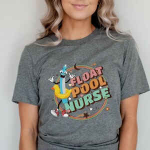 Retro Nurse Shirt Float Pool Nurse Tee Funny Registered - Etsy