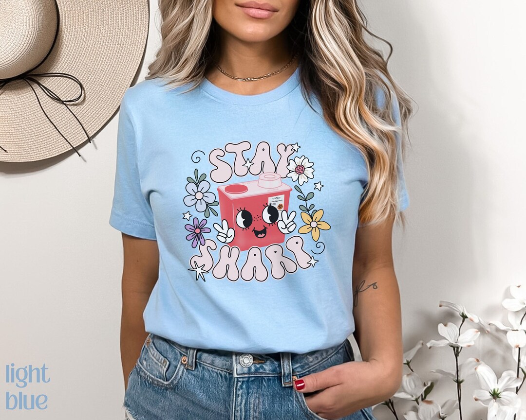 Stay Sharp Funny Nurse Shirt Retro Phlebotomist Shirt Gift - Etsy