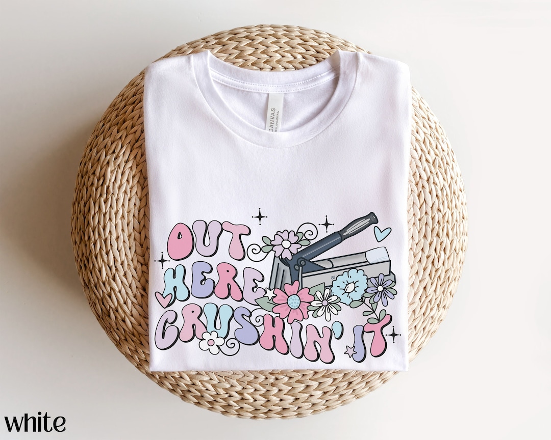 Med Tech Shirt, Retro Flower Medication Aide Shirt, Out Here Crushin ...
