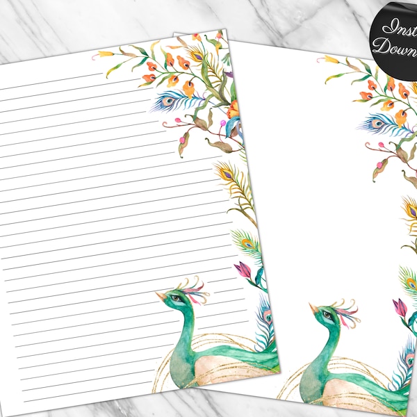 Paper Peacock - Etsy