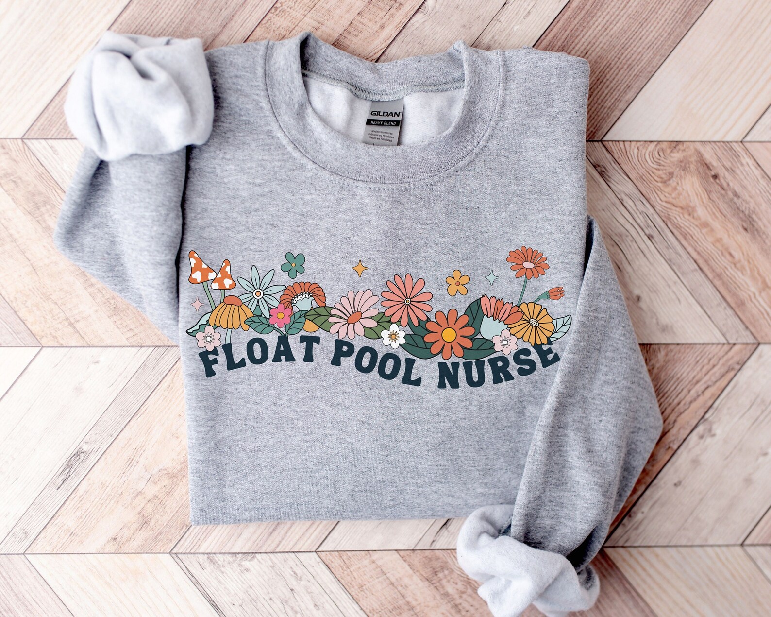 Float Pool Nurse Sweatshirt Float Nurse Crewneck Float Pool - Etsy