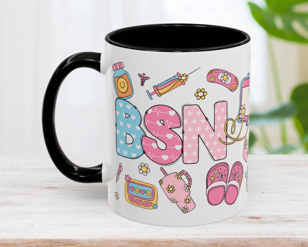 BSN Mug, Bsn Graduation Gift, BSN RN Mug, Nursing Student Gift ...