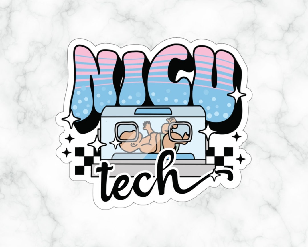 NICU Tech Sticker Neonatal PCT Sticker Neonatal ICU Sticker Nicu ...