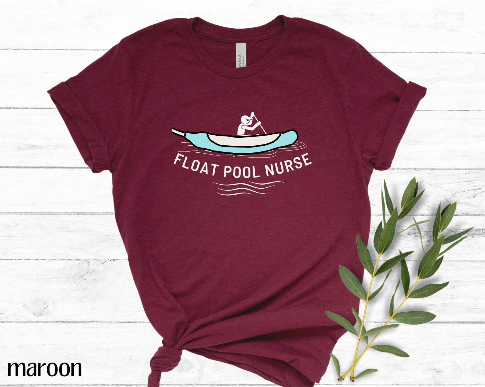 Funny Float Pool Nurse Shirt, Cooter Canoe Shirt, Purewick Funny Shirt ...