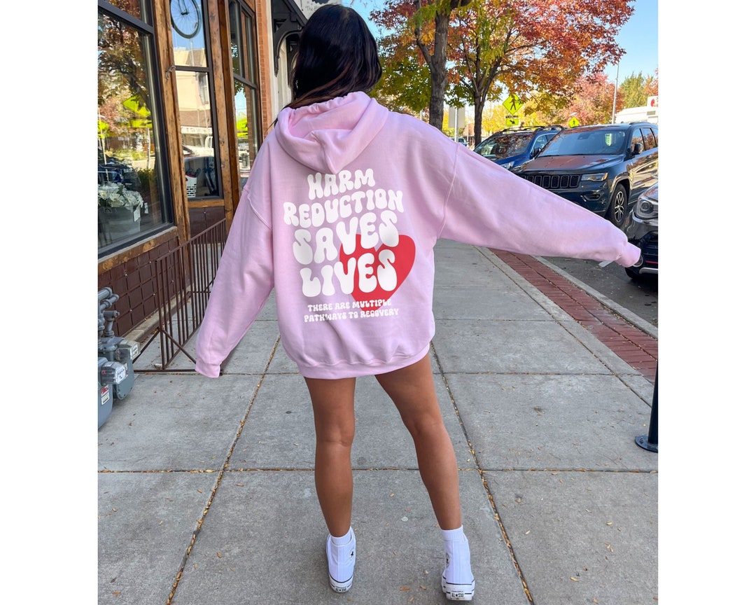 Harm Reduction Saves Lives Hoodie, Carry Narcan Hoodie, Multiple ...
