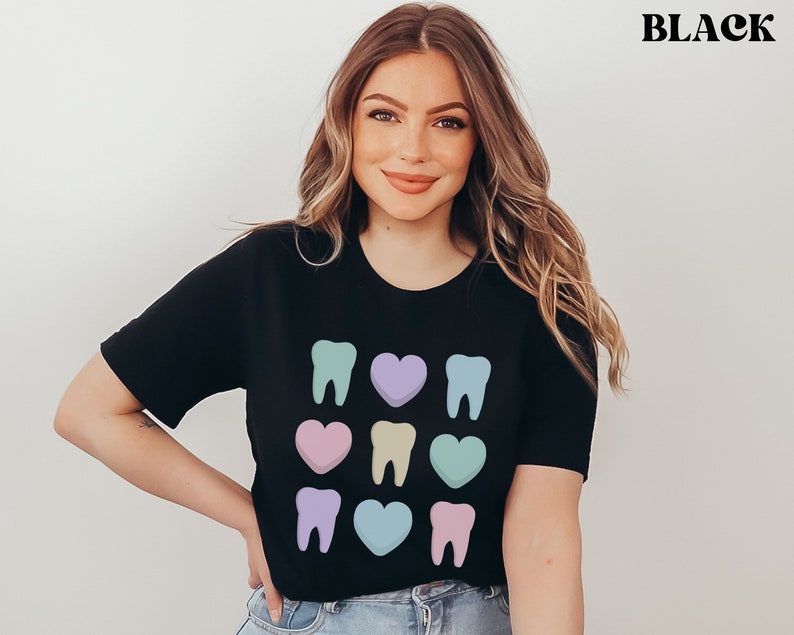 Valentine's Day Tooth Shirt Dental Hygienist Shirt - Etsy