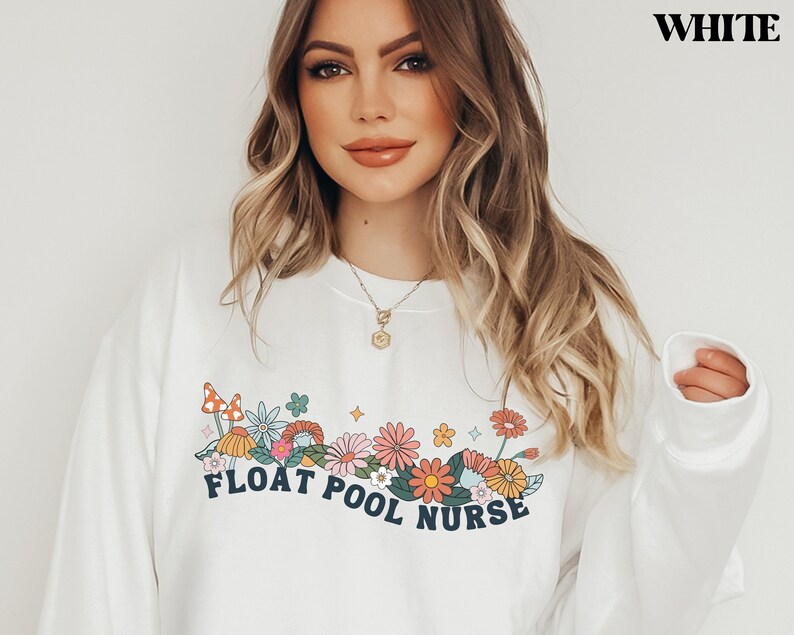 Float Pool Nurse Sweatshirt Float Nurse Crewneck Float Pool - Etsy
