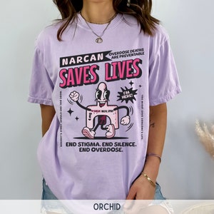 Narcan Saves Lives Shirt, Overdose Awareness Shirt, End the Stigma ...