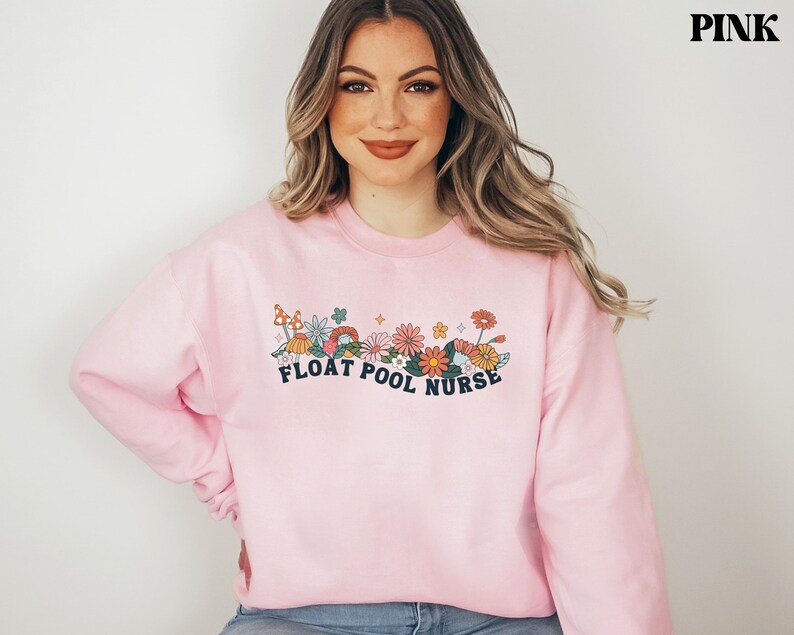 Float Pool Nurse Sweatshirt Float Nurse Crewneck Float Pool - Etsy