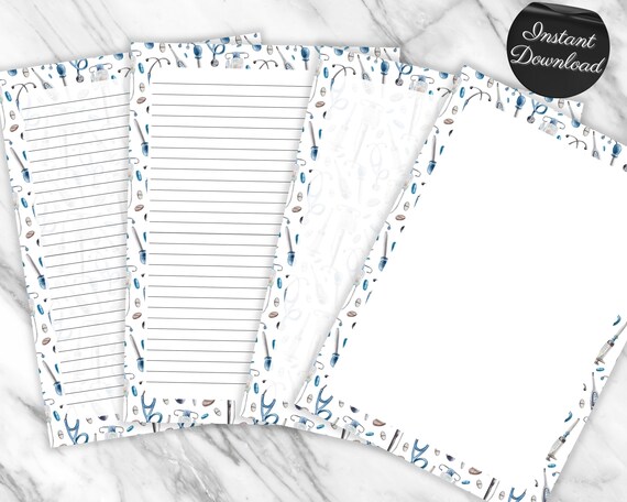 Medical Printable Stationary Paper Doctor Nurse RN Aesthetic | Etsy