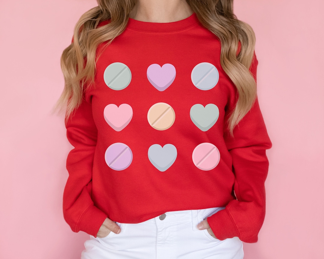 Pharmacy Valentine Sweatshirt, Pharmacist Valentines Sweatshirt ...