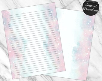 Galaxy Writing Paper - Etsy