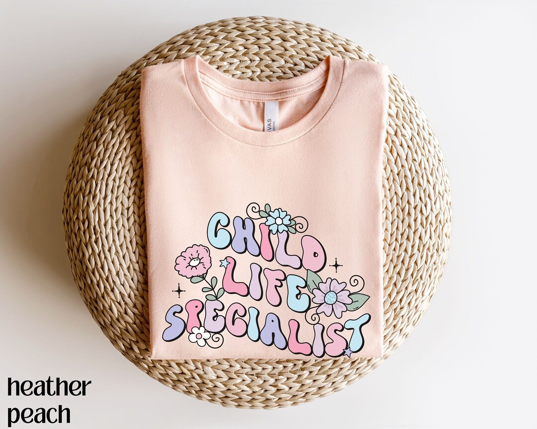 Retro Child Life Specialist Shirt, Flower CLS Shirt, Groovy CCLS Shirt ...