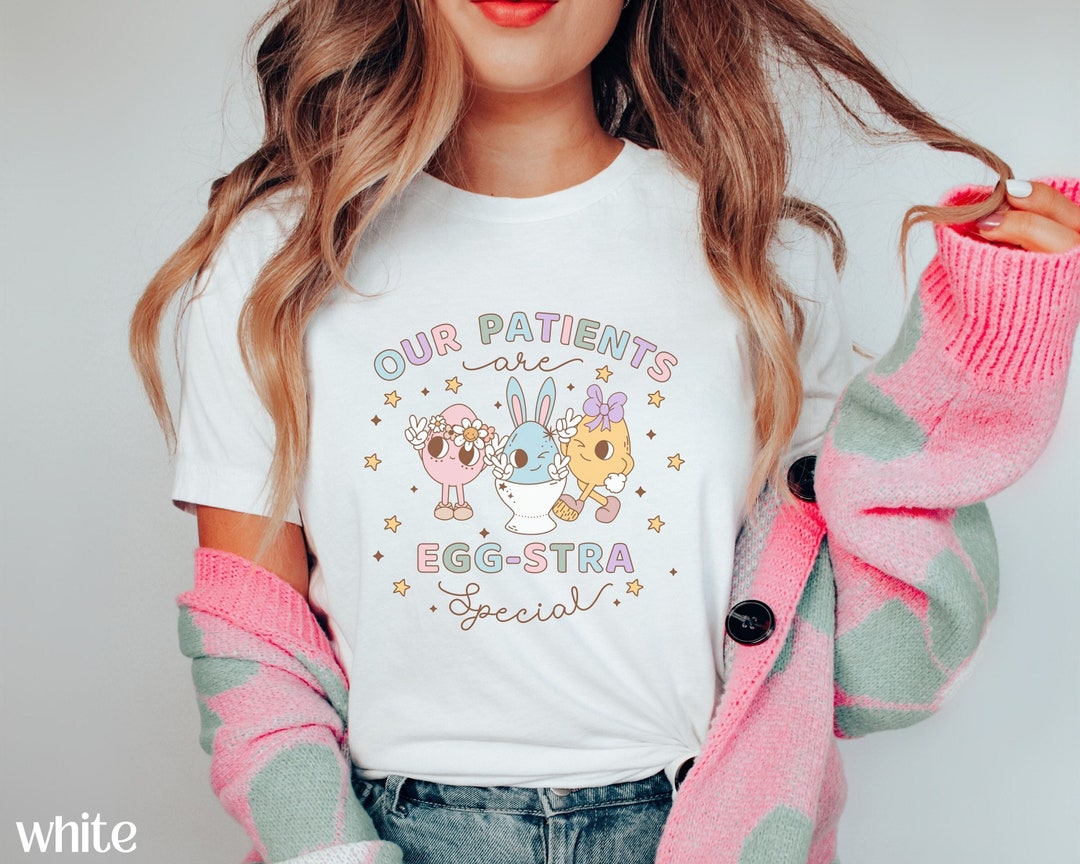 Retro Easter Nurse Shirt, Pediatric Nurse Easter Shirt, NICU Nurse ...