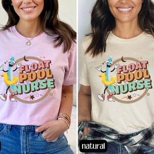 Retro Nurse Shirt, Float Pool Nurse Tee, Funny Registered Nurse Shirt ...