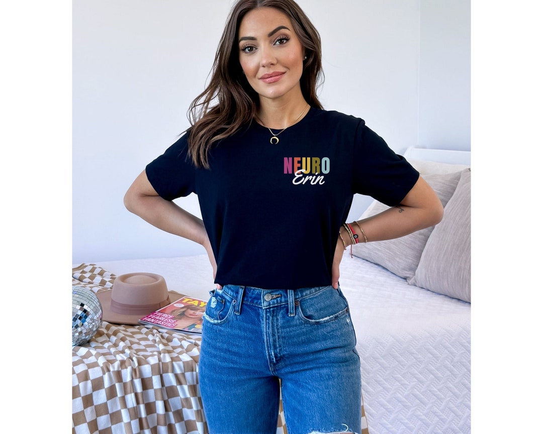 Personalized Neuro Nurse Shirt, Custom Neuro Shirt, Stroke Nurse Shirt ...