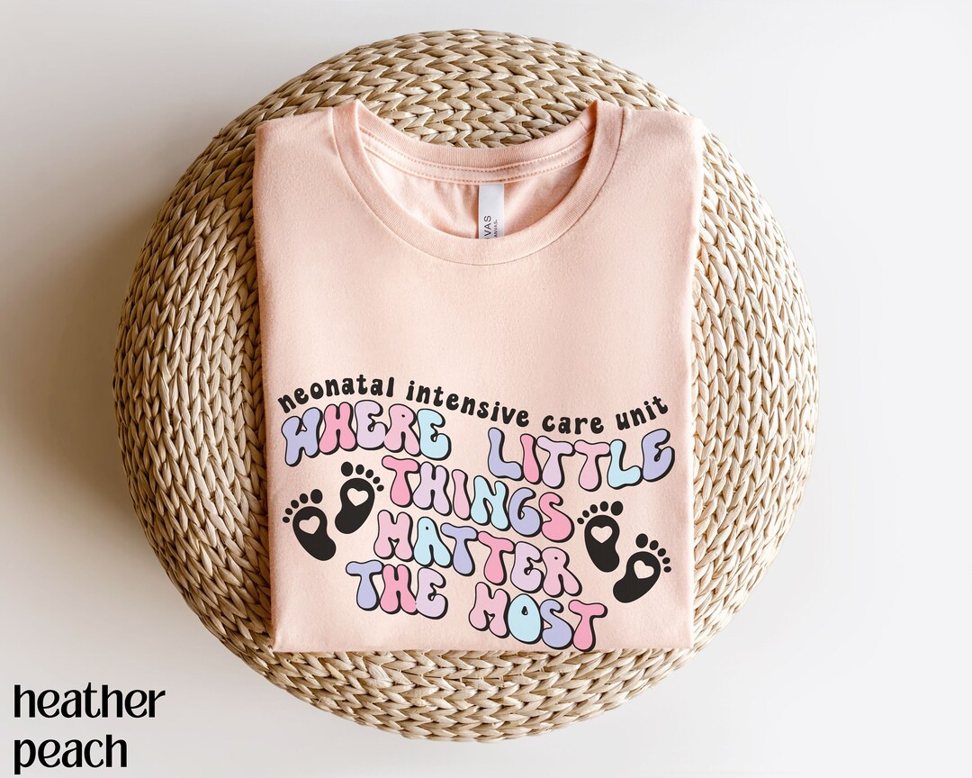 NICU Nurse Shirt, Neonatal Intensive Care Unit Shirt, Retro Neonatal ...