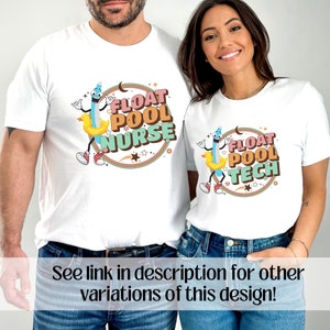 Retro Nurse Shirt, Float Pool Nurse Tee, Funny Registered Nurse Shirt ...
