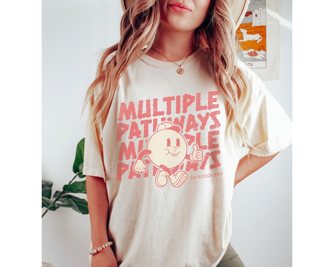 Multiple Pathways to Recovery Shirt, Retro Harm Reduction Shirt, Public ...