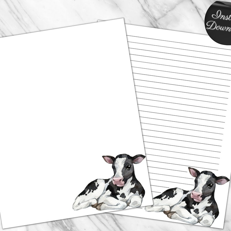 Cow Printable - Etsy