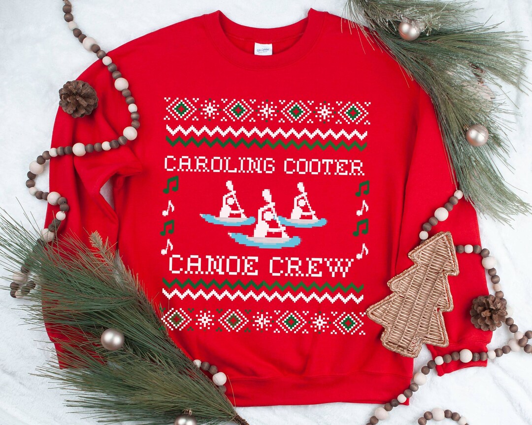 Cooter Canoe Ugly Christmas Sweater, Funny Nurse Ugly Christmas ...