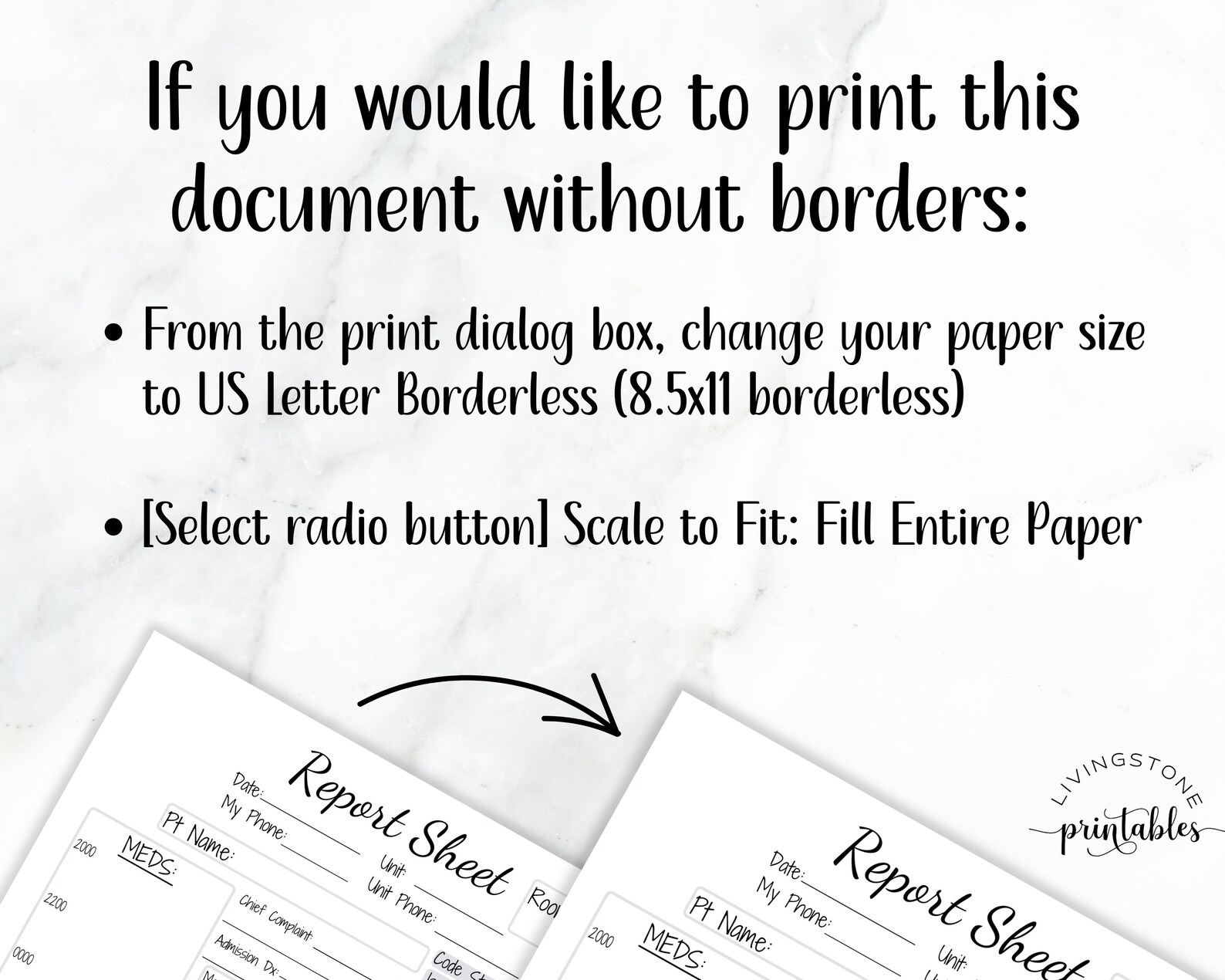 Plain Nurse Report Sheet Med Surg Printable Single Patient | Etsy