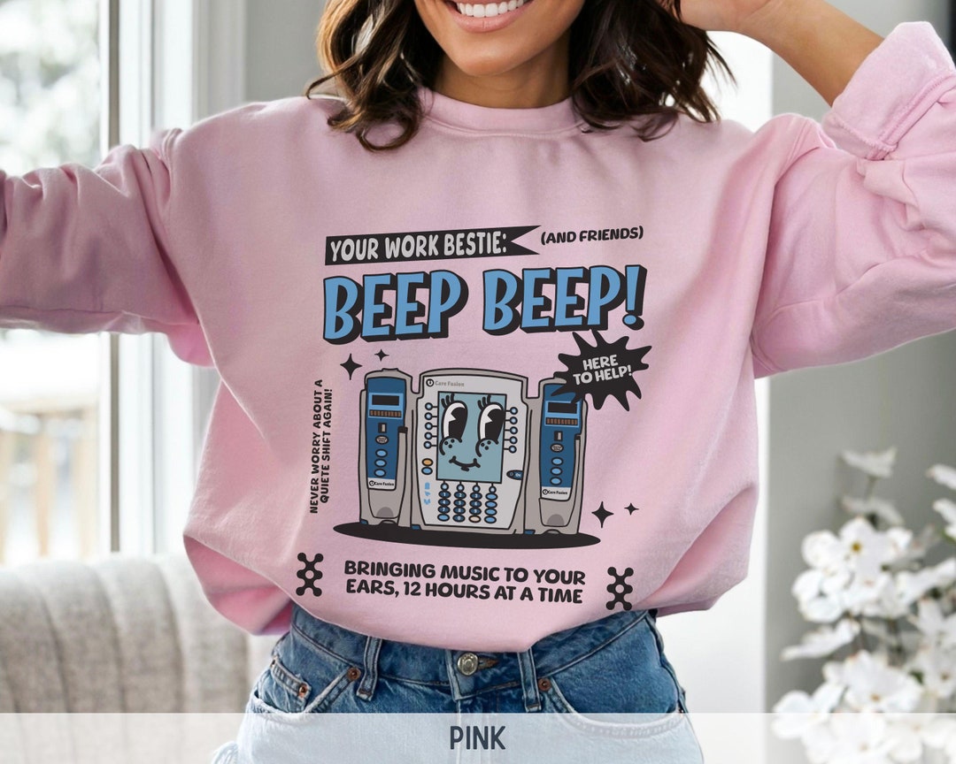 Funny Infusion Pump Sweatshirt, Infusion Nurse Sweatshirt, IV Pump Beep ...