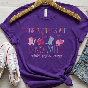 Pediatric Physical Therapy Shirt, Dinosaur Pediatric PT Shirt, Cute ...