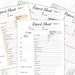 Set of Nursing Bedside Shift Report Sheets Day and Night Shift Med Surg ...