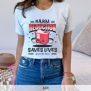 Retro Harm Reduction Saves Lives Shirt, Cute Harm Reduction Shirt ...