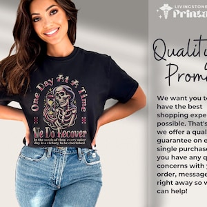 One Day at A Time Shirt, Skeleton Recovery Shirt, We Do Recovery Shirt ...