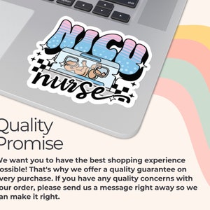 NICU Nurse Sticker, Neonatal Nurse Sticker Neonatal ICU Sticker Nurse ...