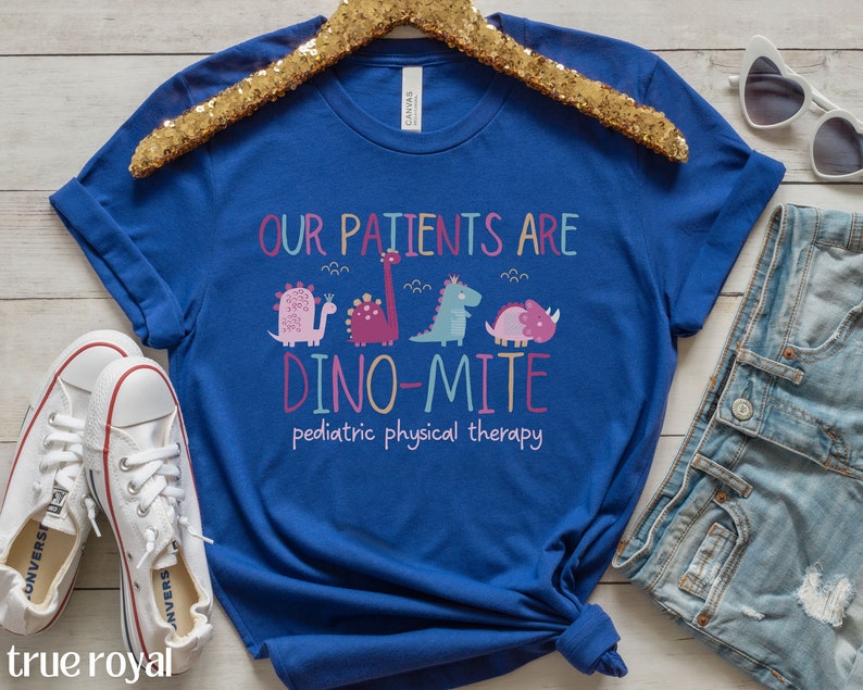 Pediatric Physical Therapy Shirt, Dinosaur Pediatric PT Shirt, Cute ...