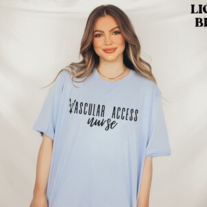 Vascular Access Nurse Shirt, VAT Team Nurse Shirt, Minimalist ...