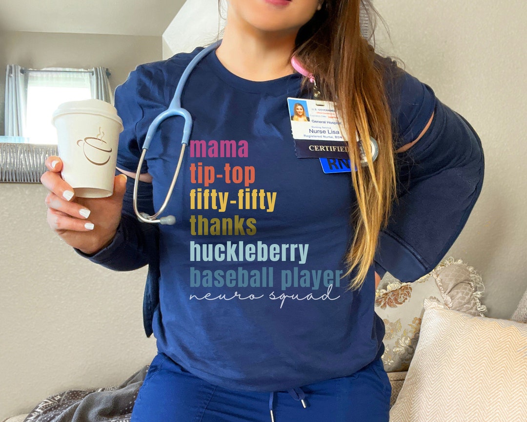 Neuro Squad Shirt, Colorful Shirt for Stroke Unit Crew, Neuro ICU ...