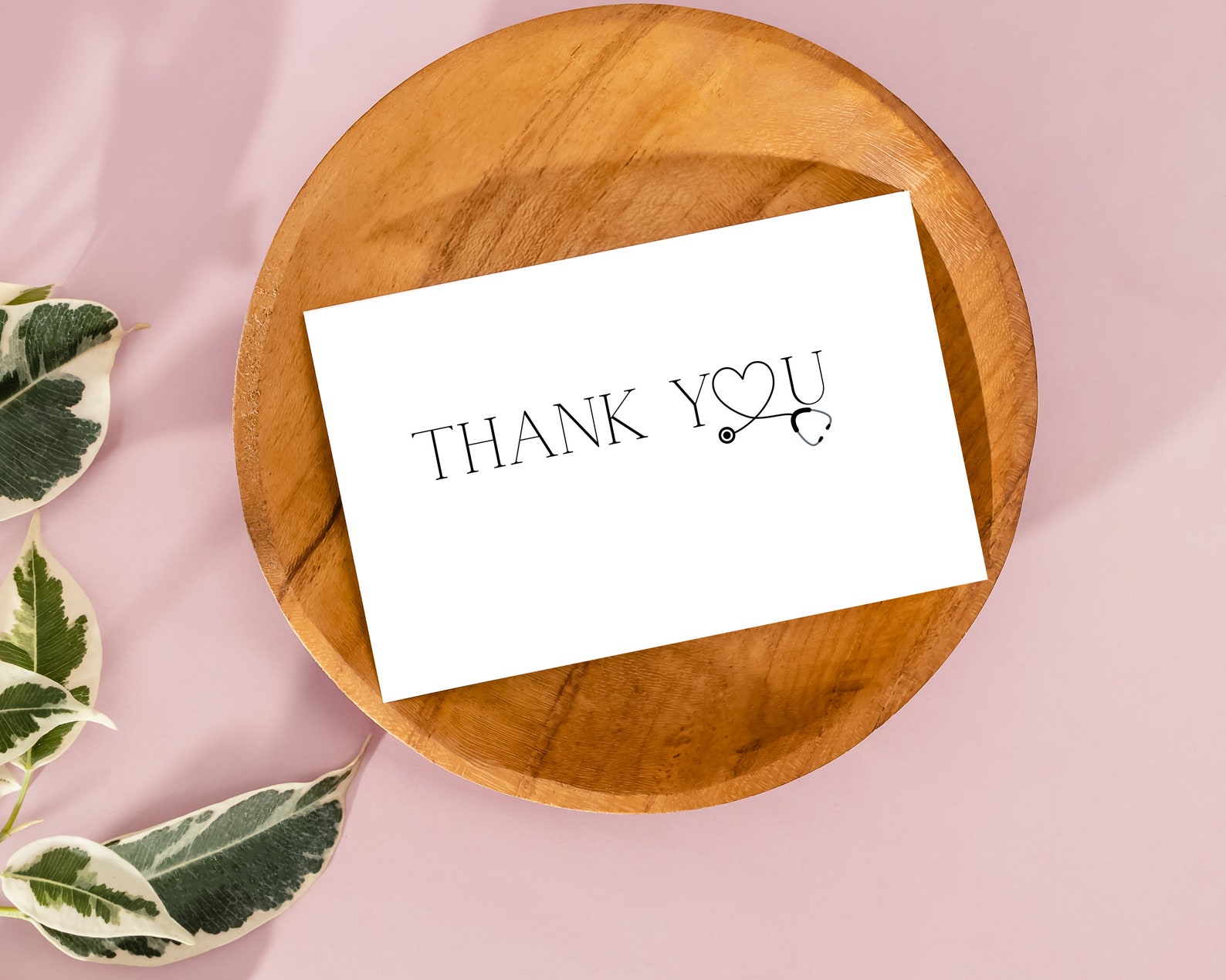Simple Thank You Medical Professional Printable Card, Thank You Nurse ...