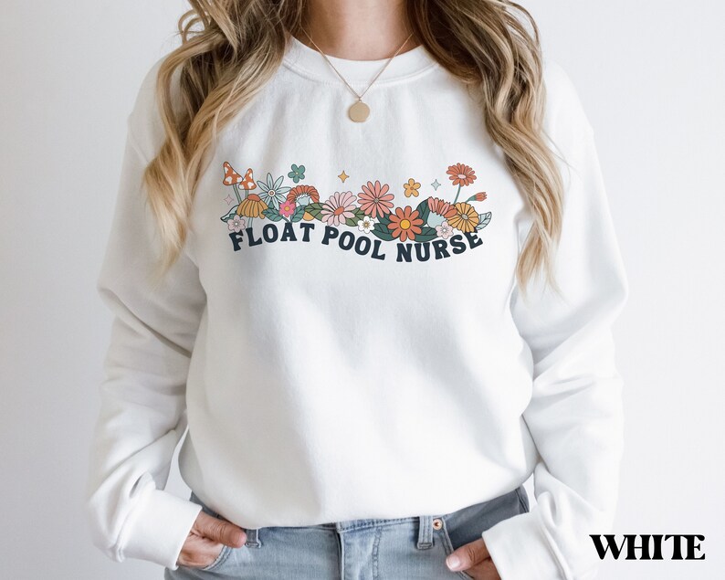 Float Pool Nurse Sweatshirt Float Nurse Crewneck Float Pool - Etsy