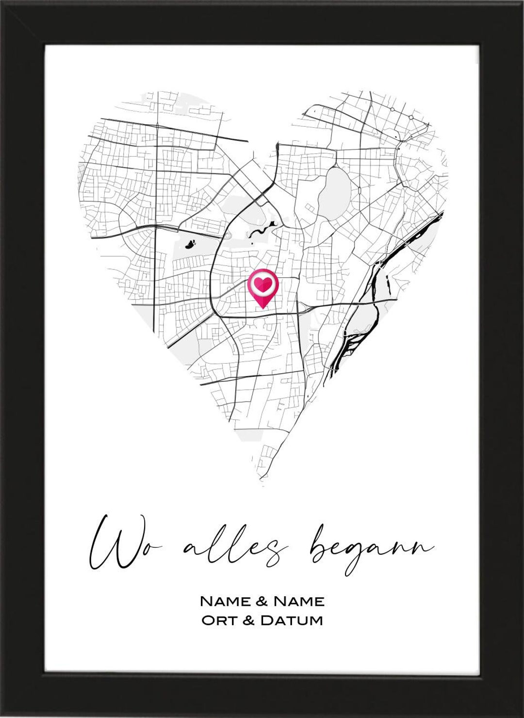 Where It All Began Poster to Personalize, Map Personalized - Etsy