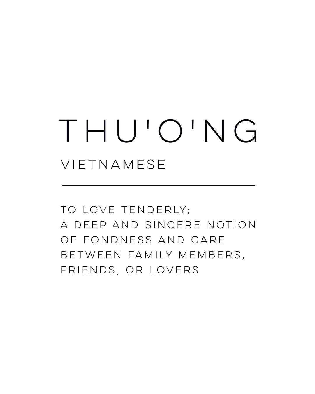 Thuong - Vietnamese Poster - Etsy