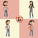 Cute 3D Mom Characters Clipart Set - High Resolution Pngs (4 Different ...